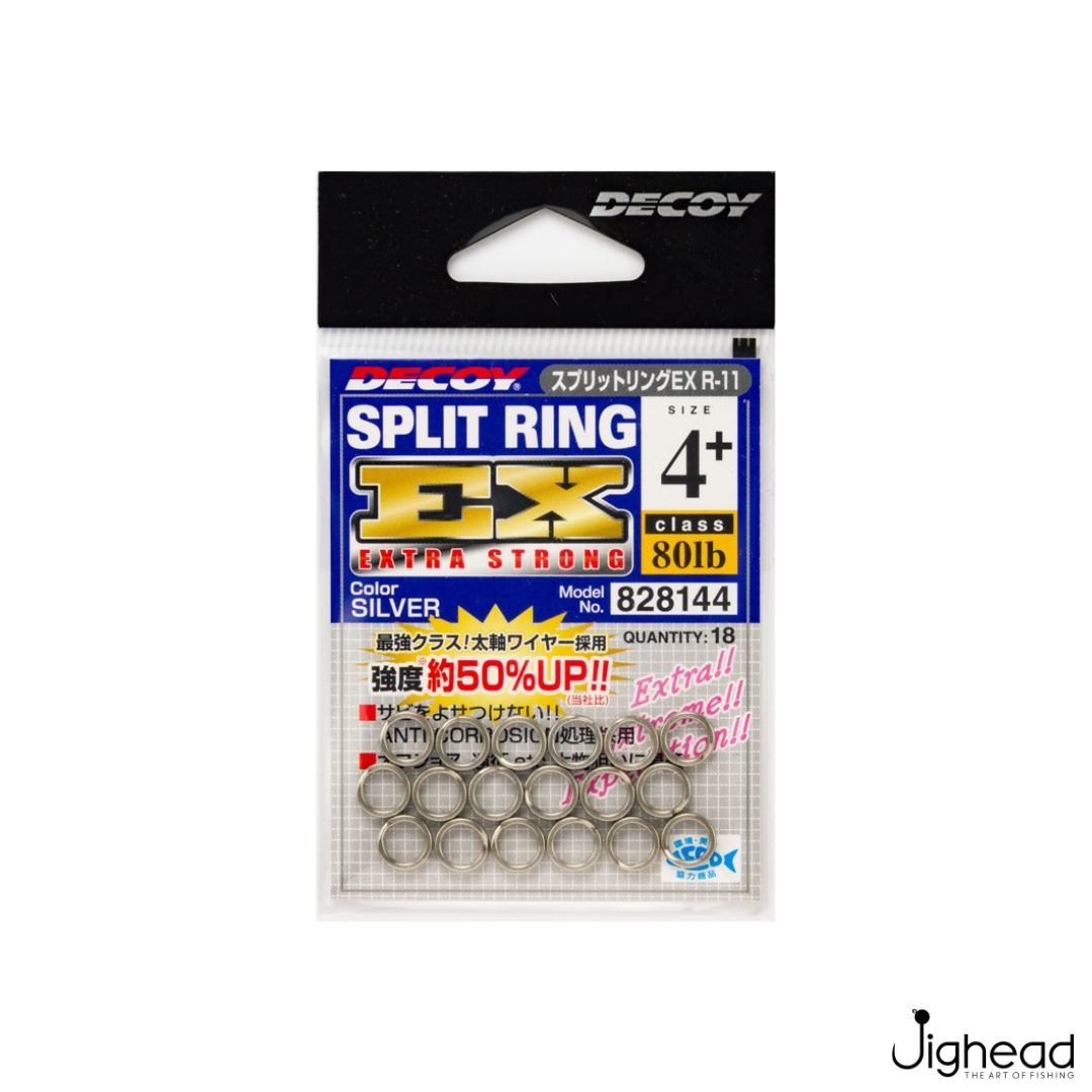Decoy Split Ring EX R-11 | 1+-6+ – Jighead