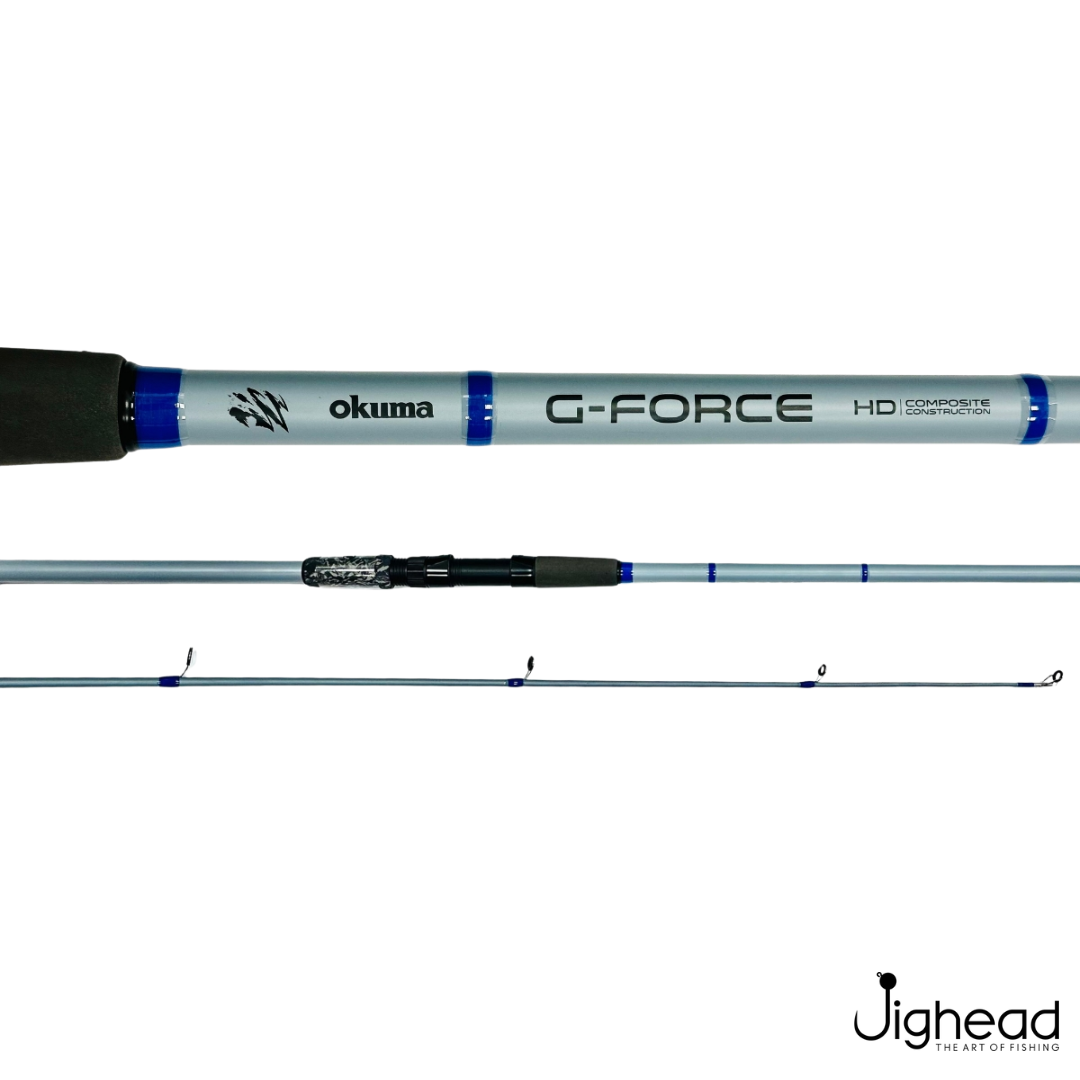 Okuma G-Force HD 7ft-10ft Spinning Rod – Jighead